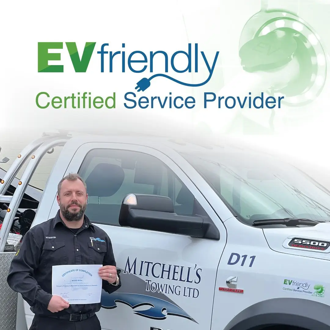 Mitchell's Towing Becomes First EVfriendly Certified Towing Business ...